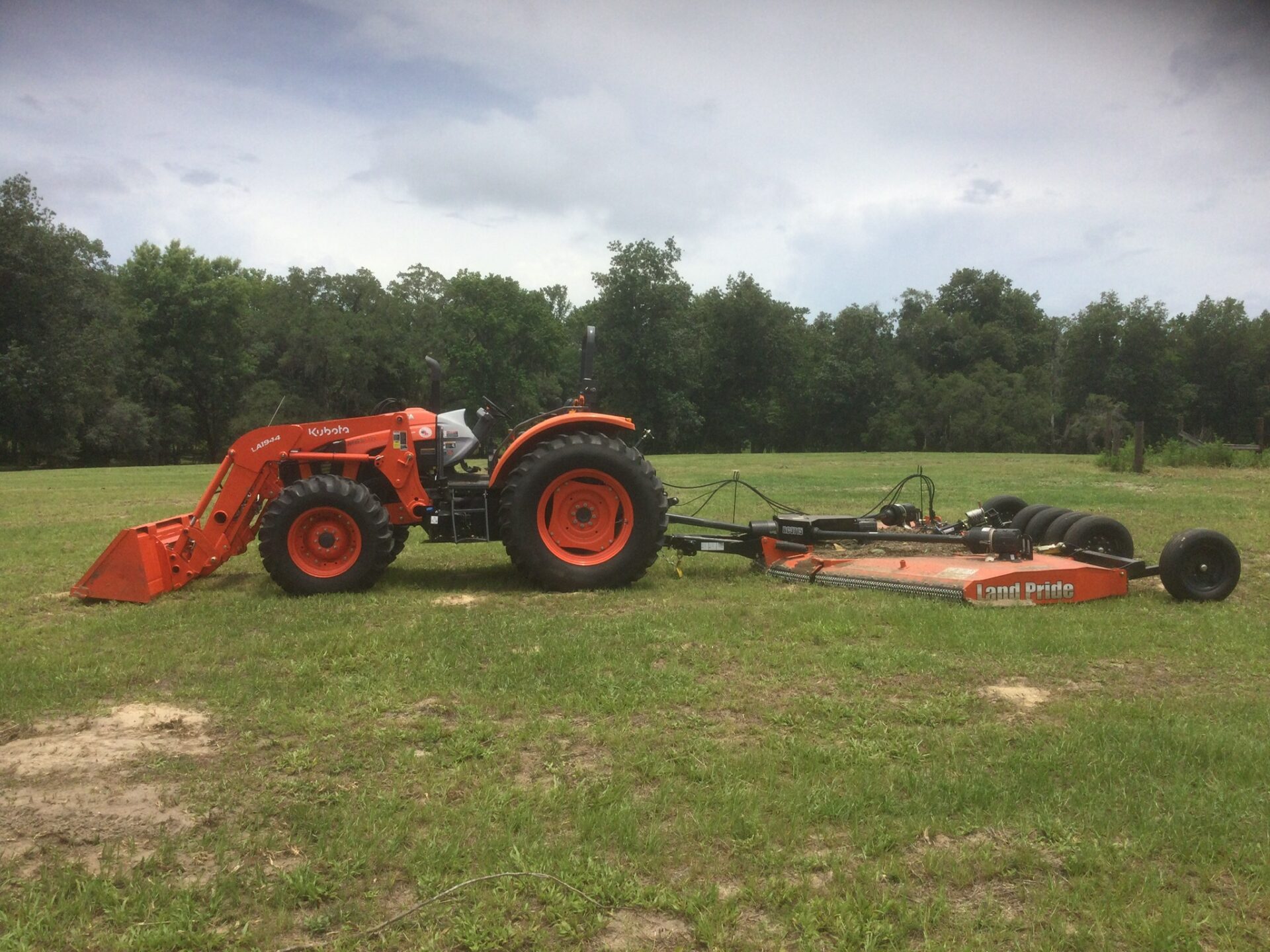 Large field grass mowing & lot mowing - Bush Hog Gone Wild