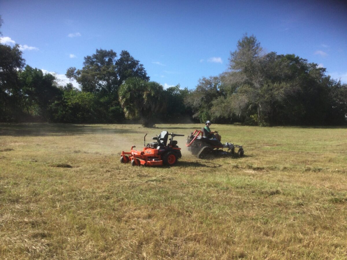 Large Lot Mowing & Field Mowing Brooksville-Bush Hog Gone Wild