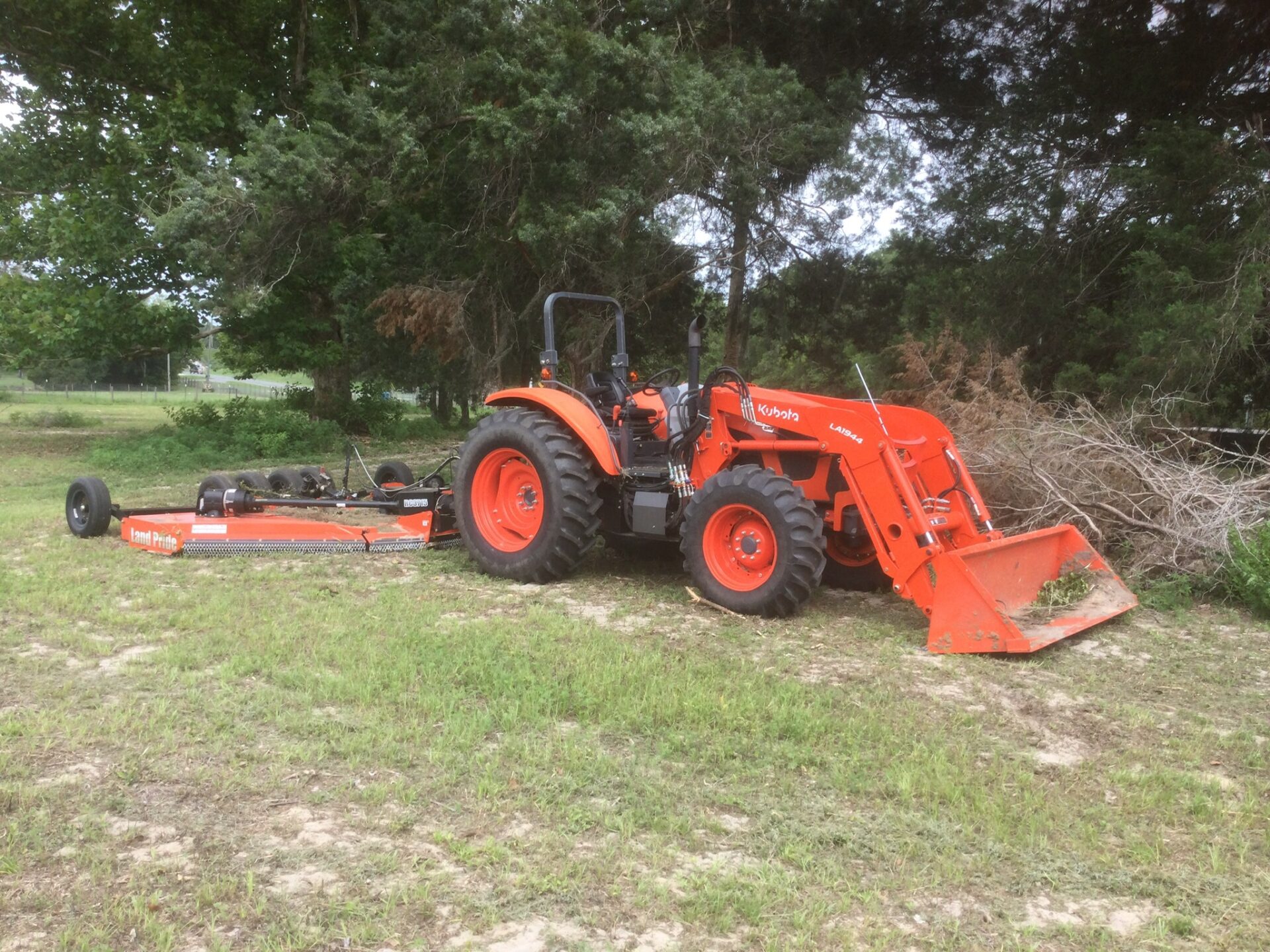 Large field pasture mowing, bush hog, forestry mulching Brooksville