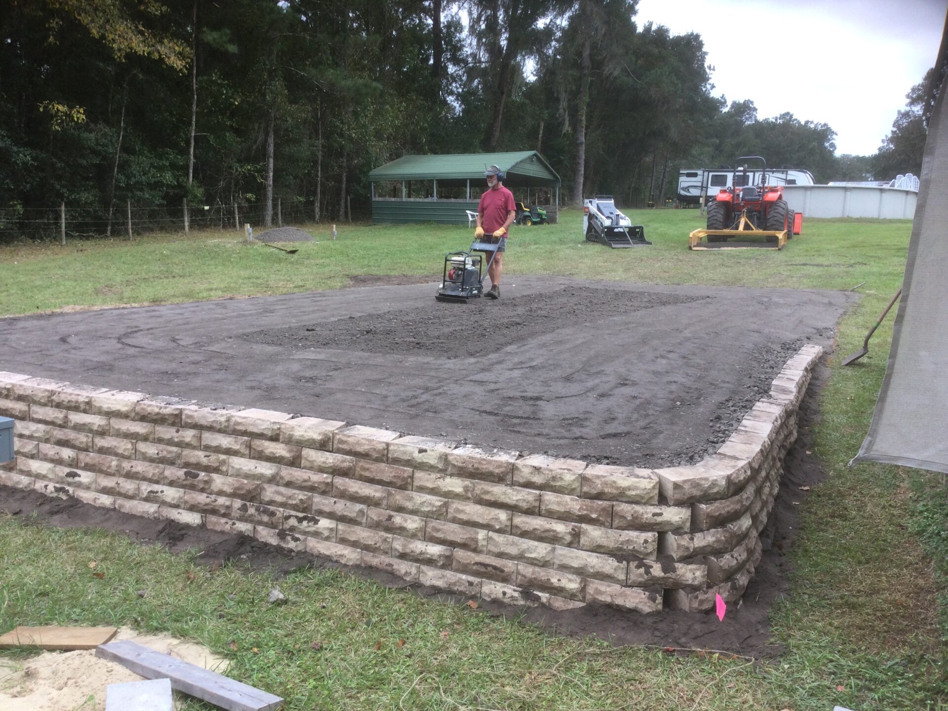 Driveway & RV pad Grading & Installation With Recycled Asphalt