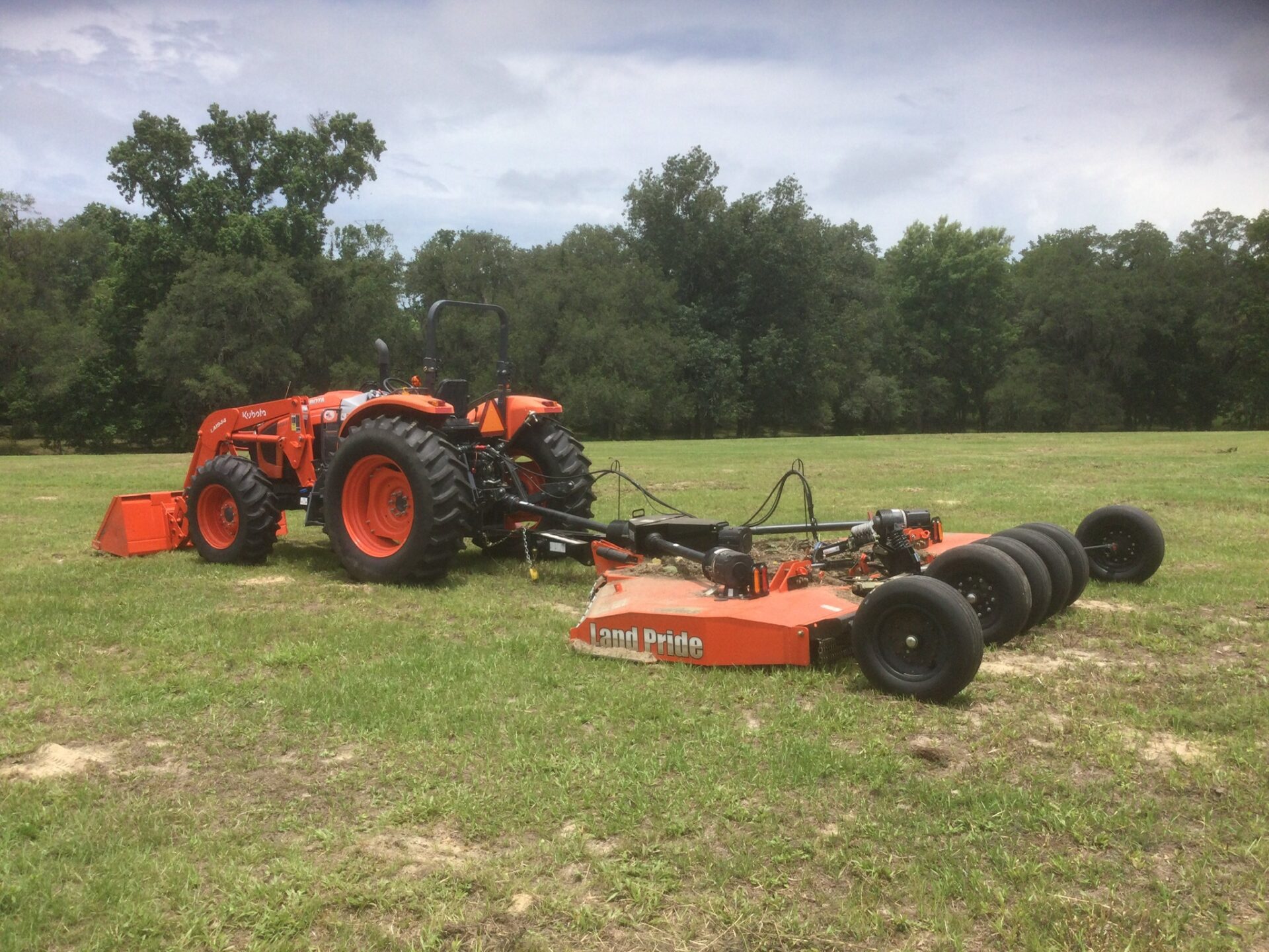 Large field & pasture mowing, bush hogging! - Bush Hog Gone Wild