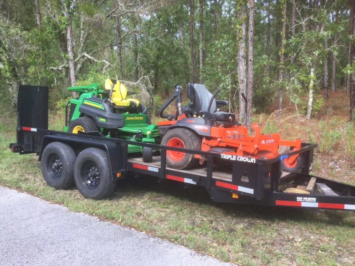 Bush hogging / Brush hog clearing, Tree & Stump–Shady Hills area